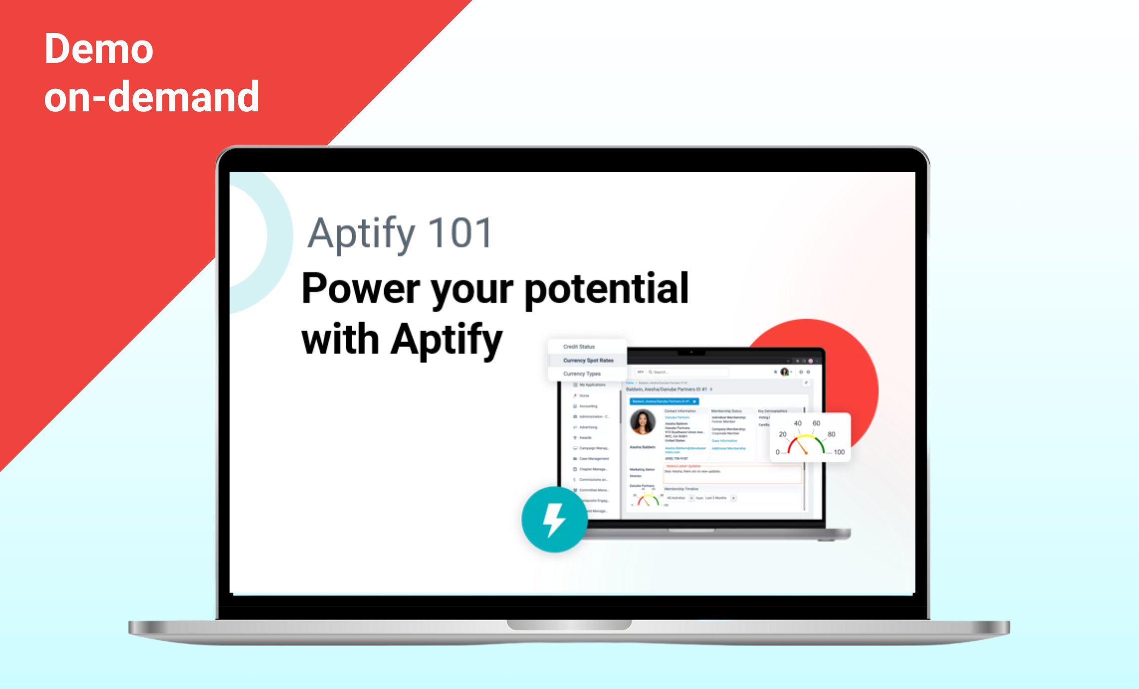 Aptify 101 Demo On-demand | Aptify by Momentive Software